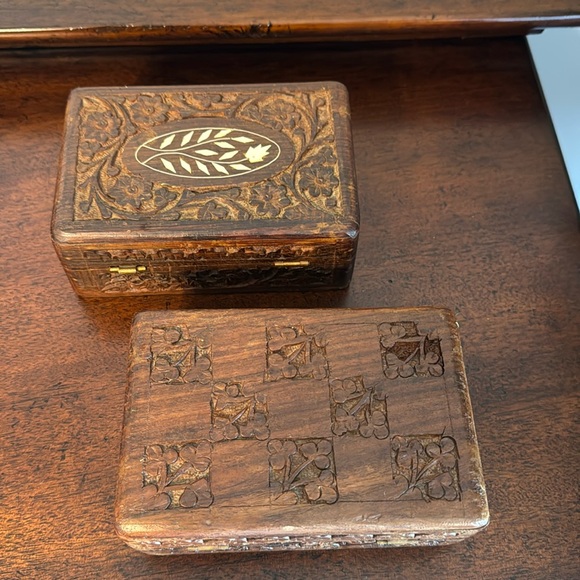 sheesham | Accents | Vintage Sheesham Wood Boxes Handmade In India ...